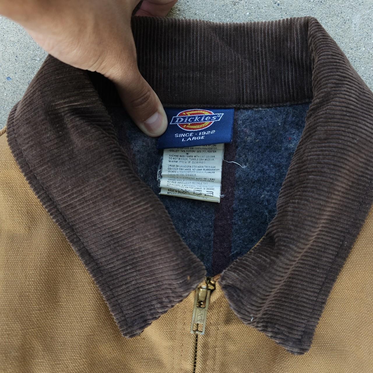 Beige Vintage Dickies Detroit Work Jacket. Sunfaded... - Depop
