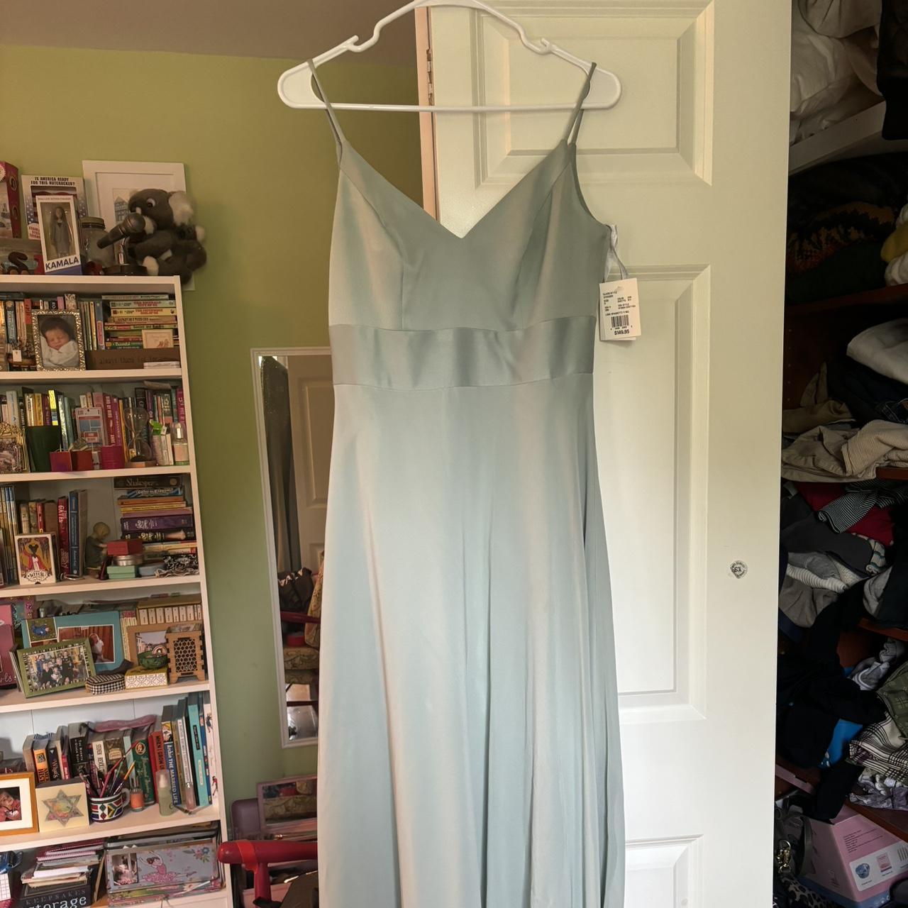 sage green David’s Bridal formal dress NEW WITH... - Depop