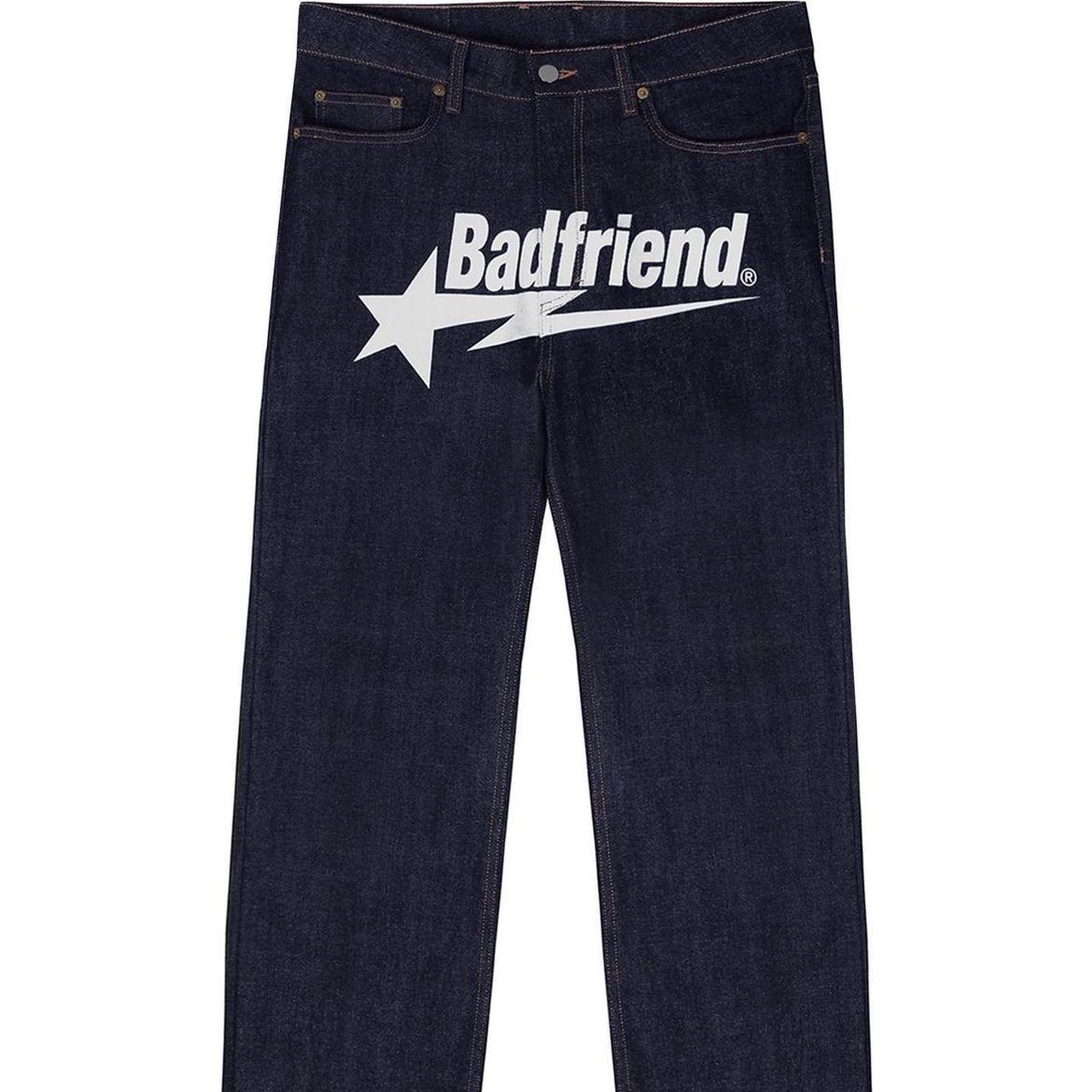 Badfriend navy jeans Great condition, only worn a... - Depop