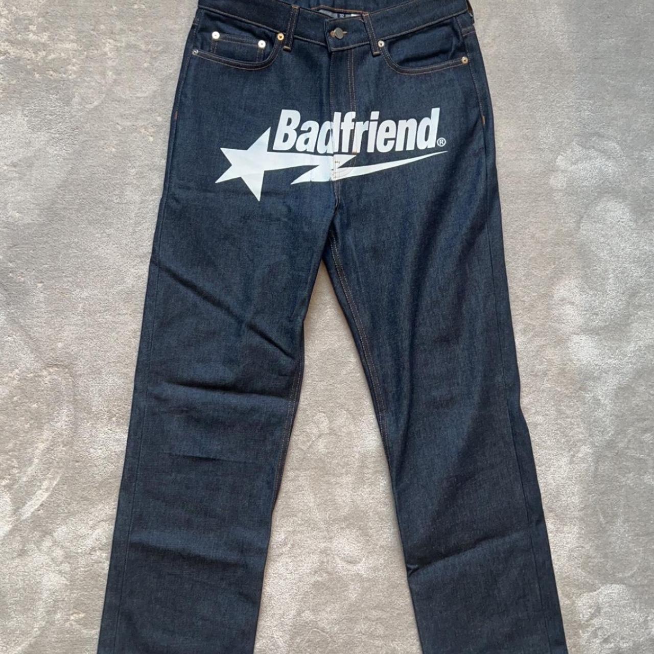Badfriend navy jeans Great condition, only worn a... - Depop