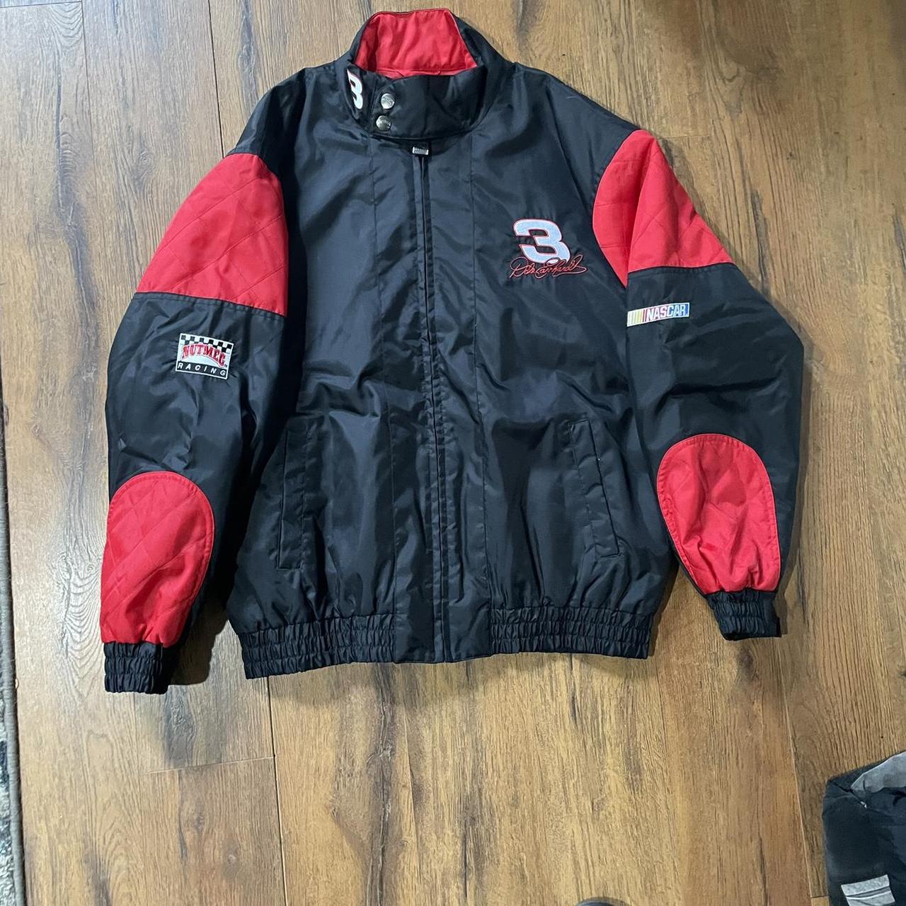 Mens L Dale Earnhardt nascarr racing bomber jacket - Depop