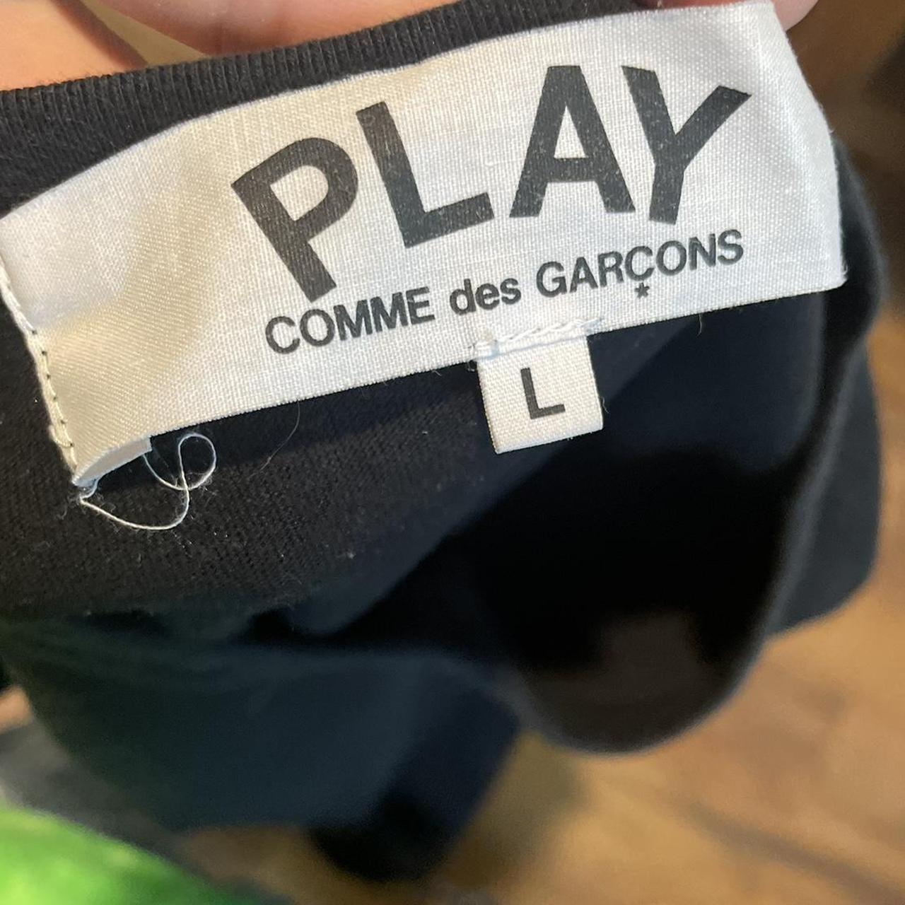 Cdg play t shirt size L fits like M. - Depop