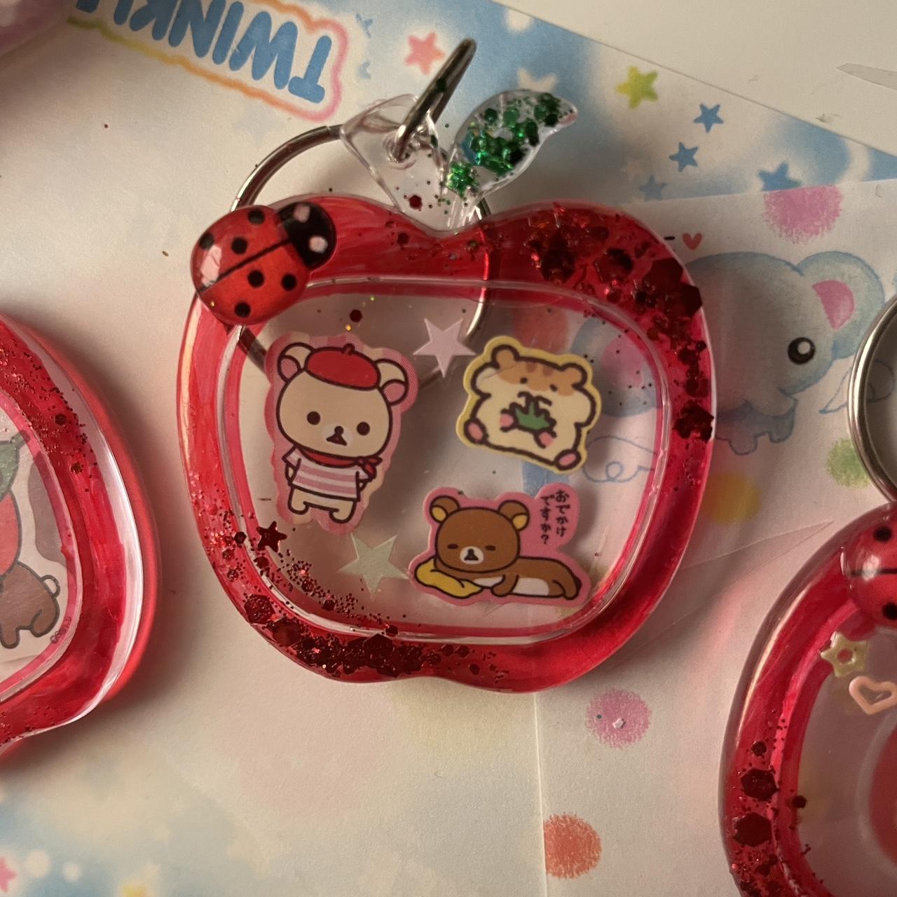 Apple sticker charm 🍎! (Middle one) #sanx #trinket... - Depop