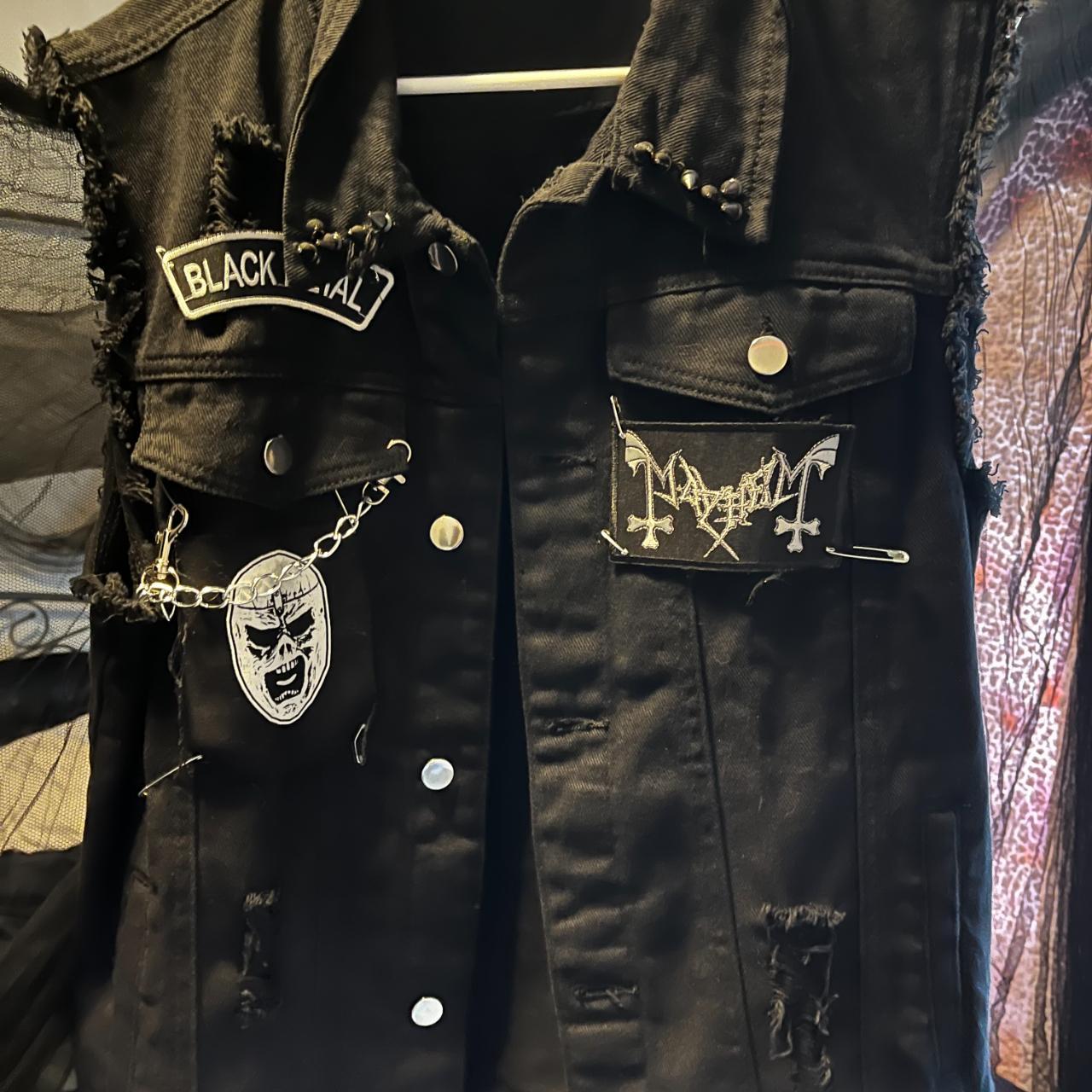 Basic heavy metal vest :) US small men's (fits a... - Depop