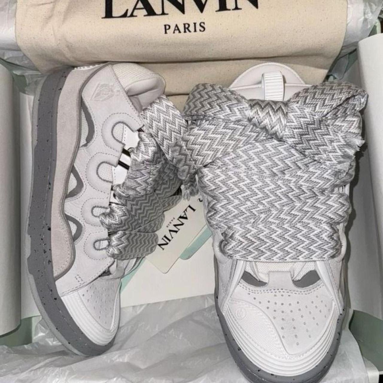 Lanvin white and grey #Lanvin | Depop