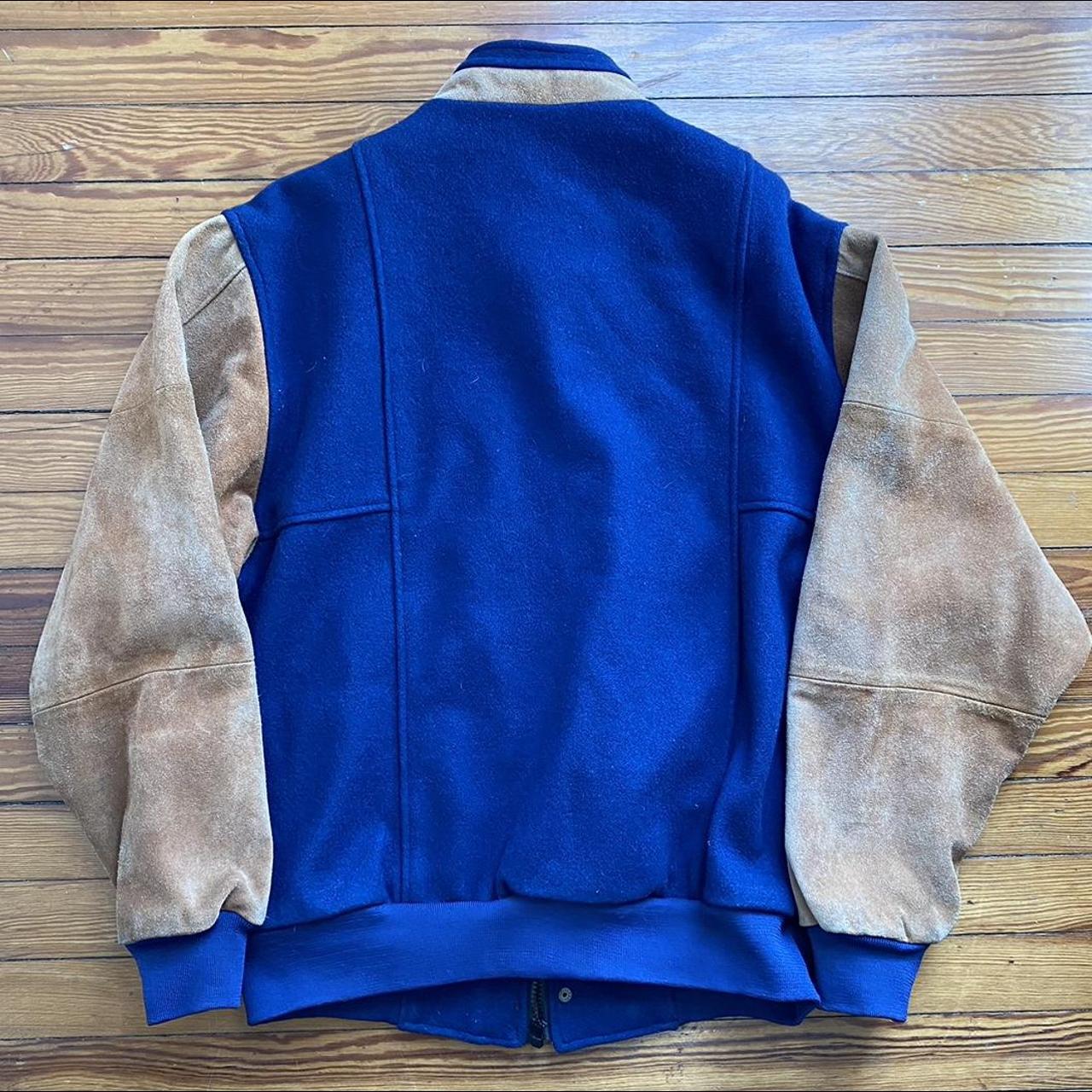 Made in Canada Tim Hortons 1999 Varsity Jacket Size... - Depop