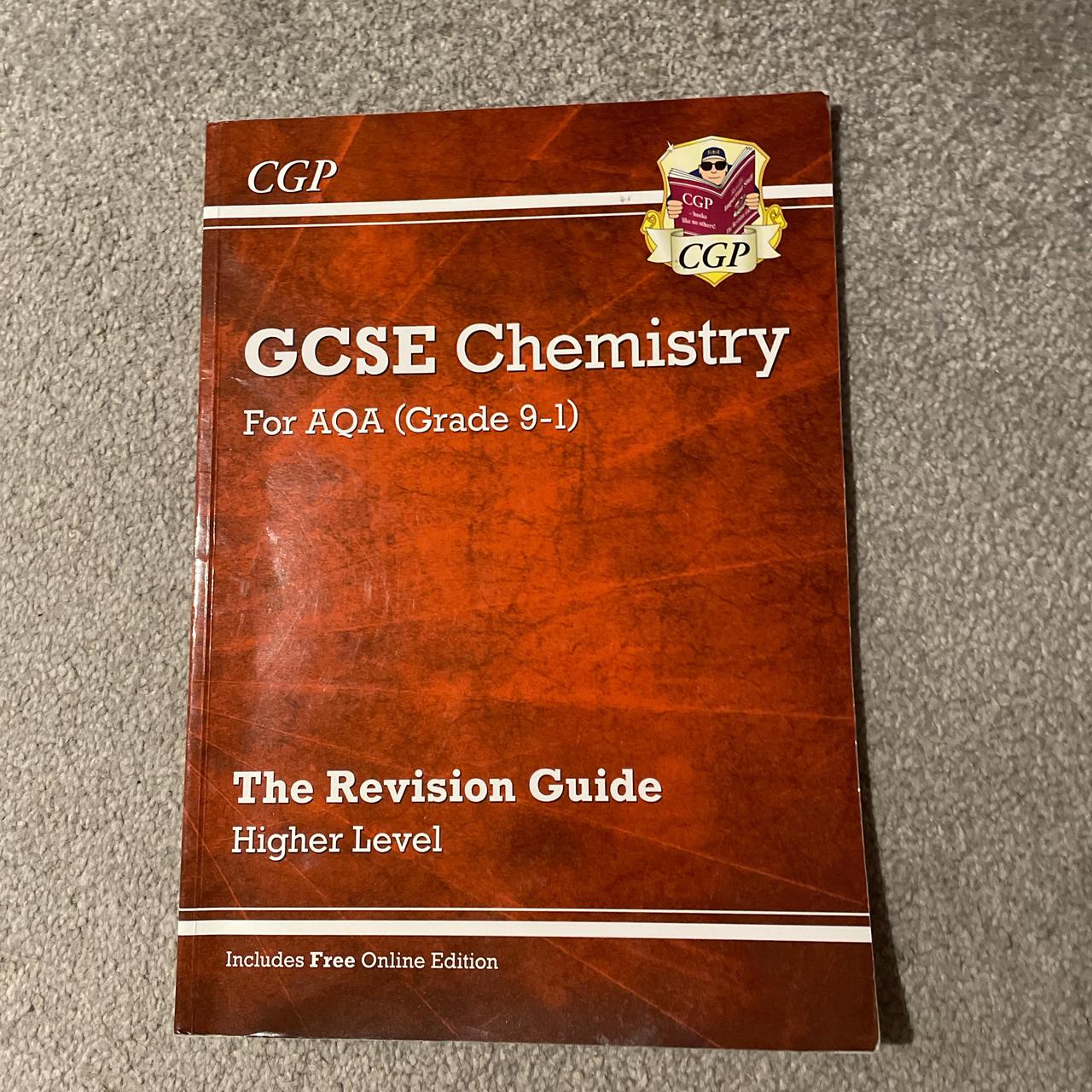 GCSE chemistry CGP Revision guide, higher level. - Depop