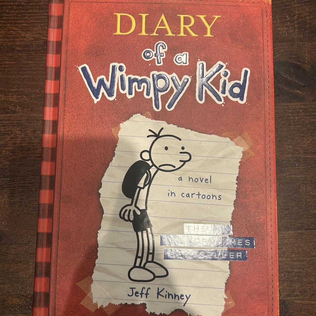 Jeff Kinney's Diary of a Wimpy Kid - red and black... - Depop