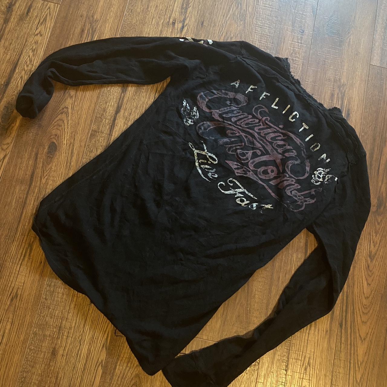 2 in 1 Reversible Affliction Longsleeve 🪽 Do... - Depop