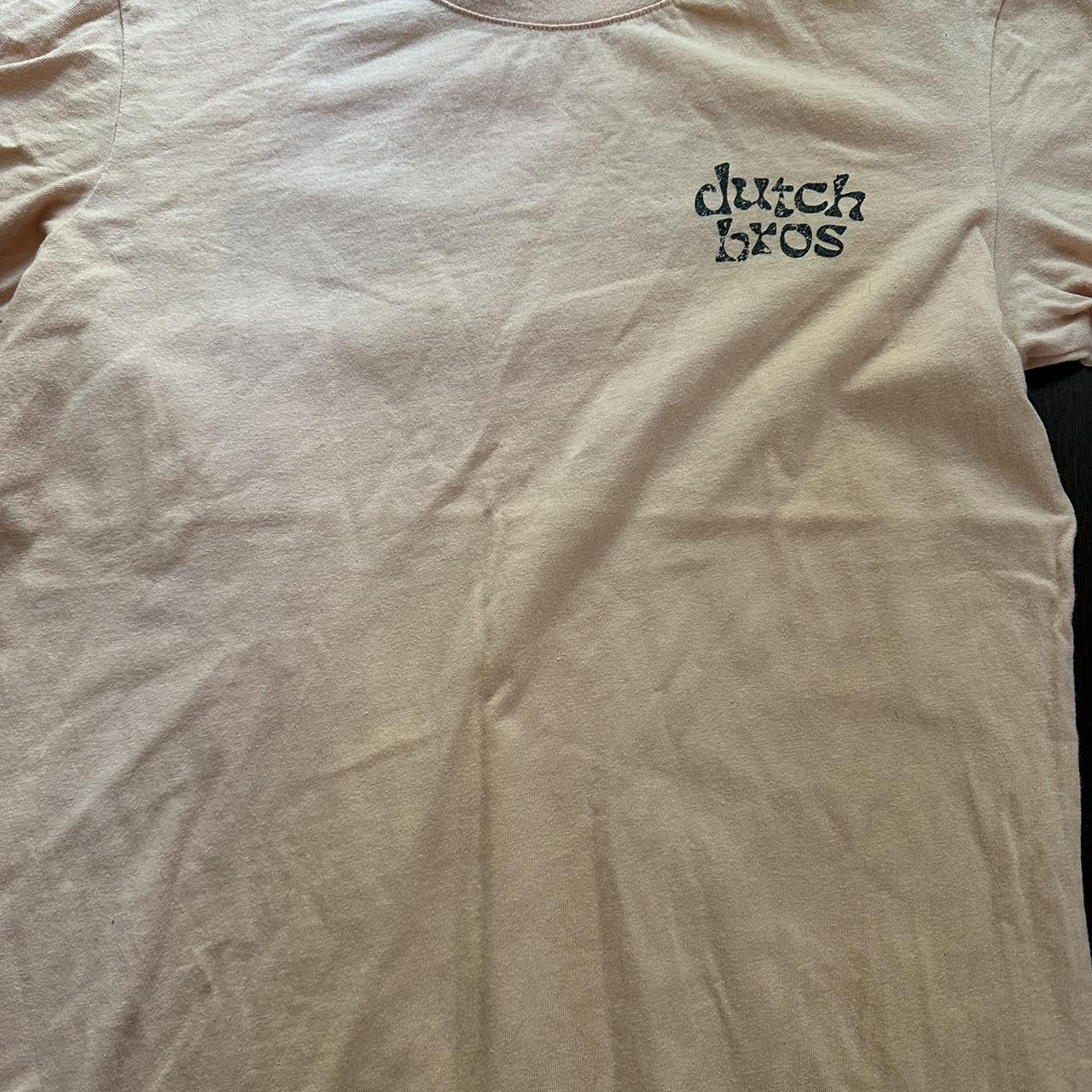 dutch bros t shirt, men’s s, worn once - Depop