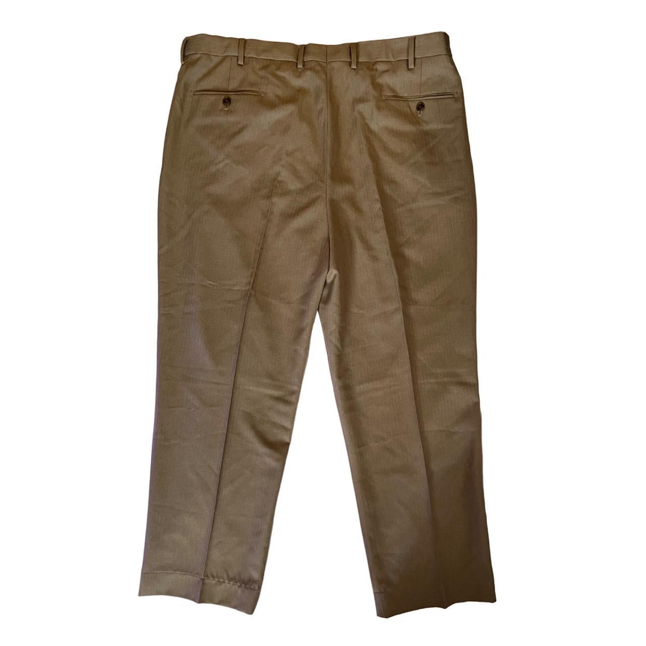 These gentleman’s light brown pleated pants are by... - Depop