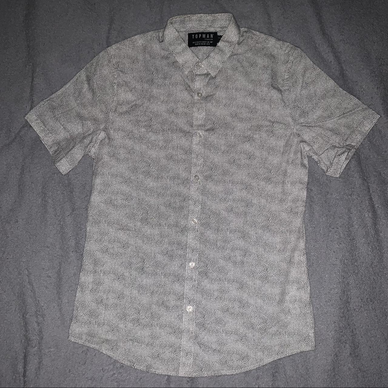 Topman Short Sleeve Button Up Shirt. Size... - Depop