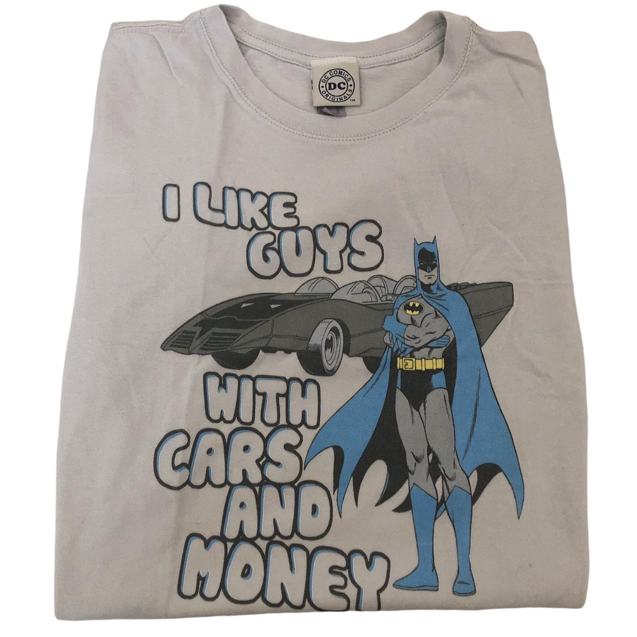 Y2K Batman retro statement funny tee 2000s DC... - Depop