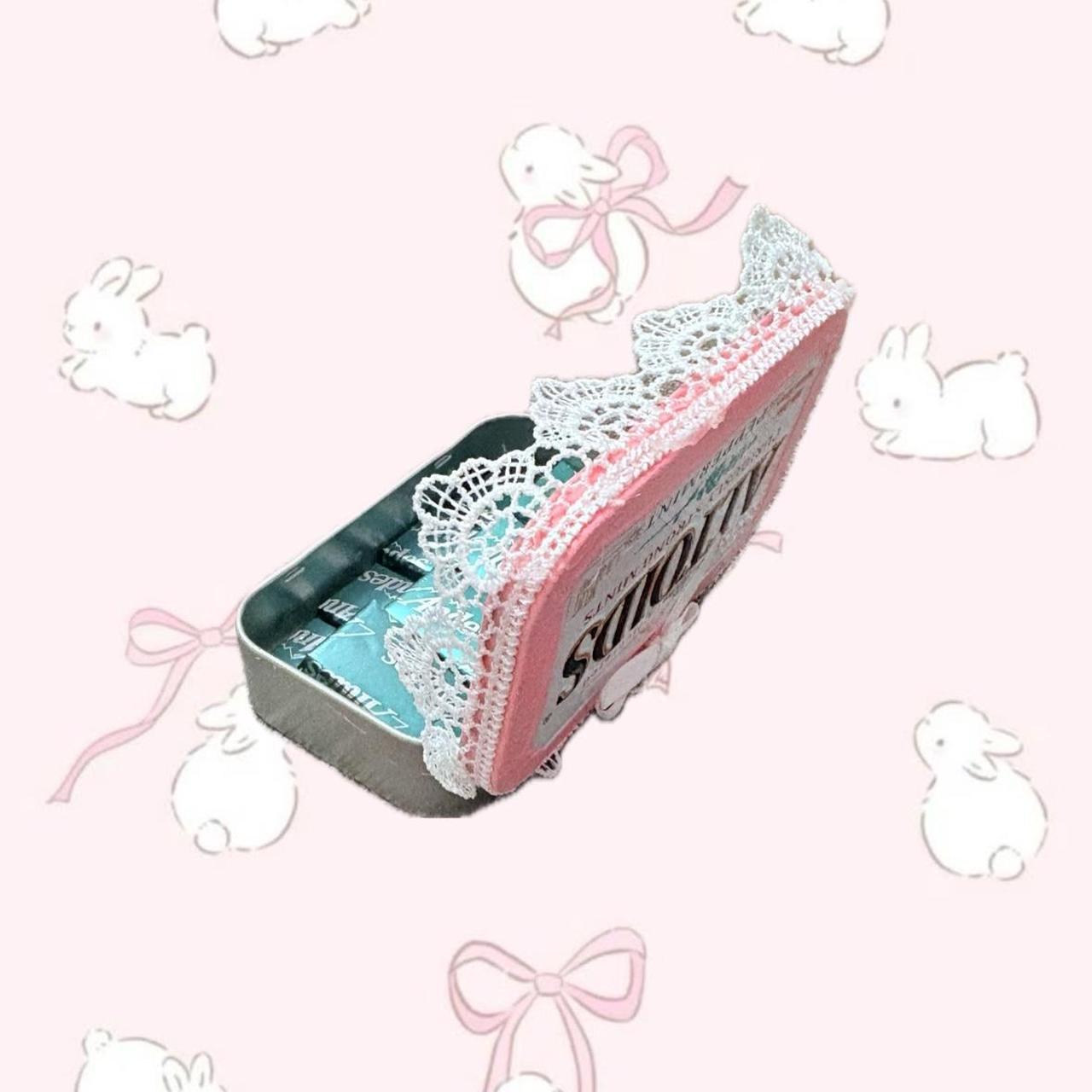 I make custom Pink and white Altoids mints in a cute... | Depop