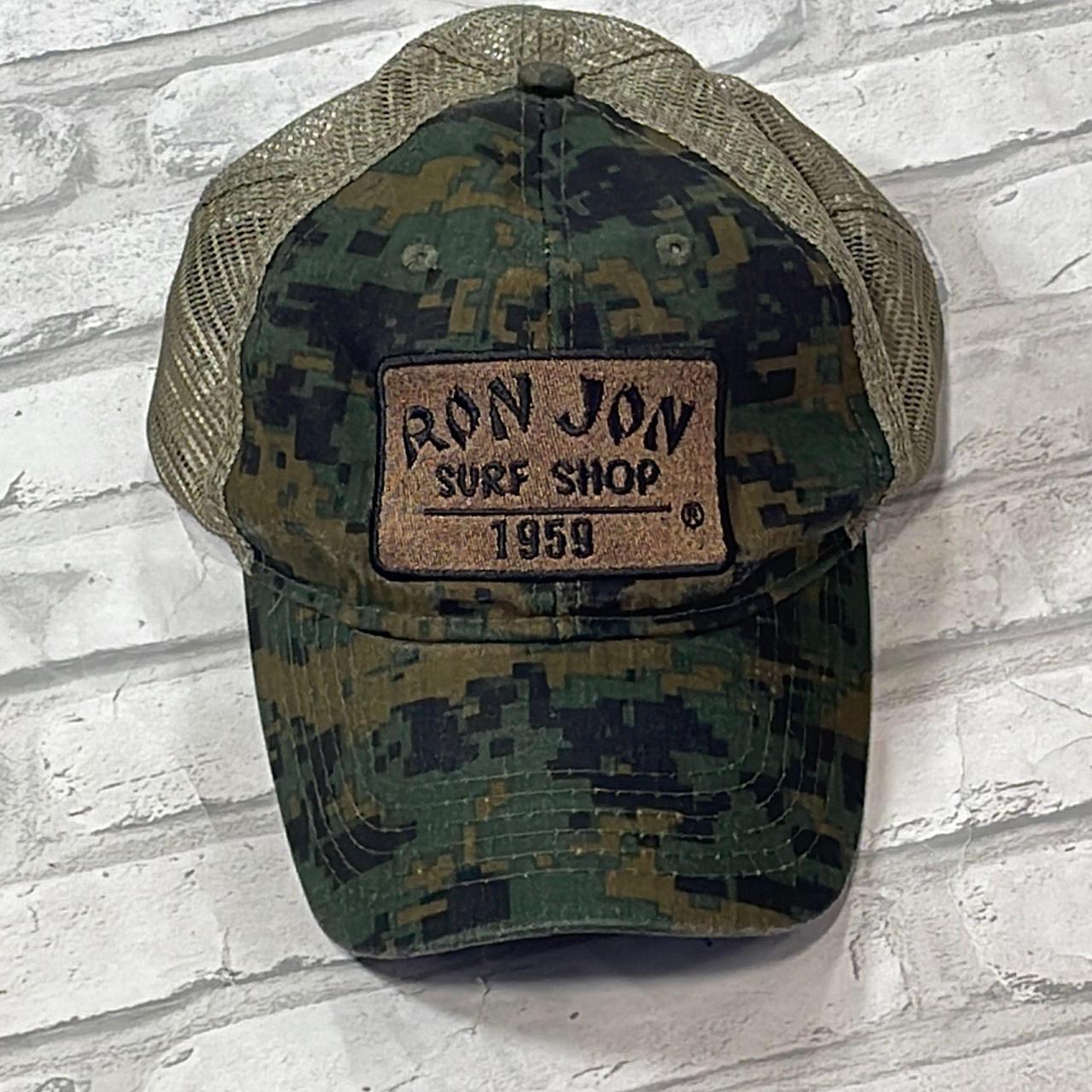 Ron Jon Surf Shop 1959 Camo Trucker Hat Baseball Cap... - Depop