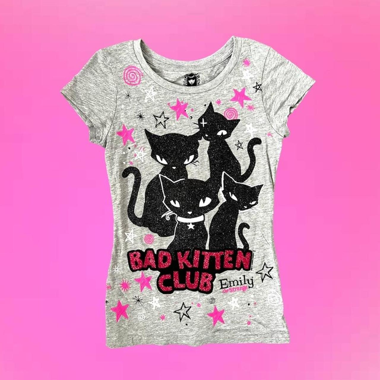 Deadstock emily the strange baby tee with glittery... - Depop