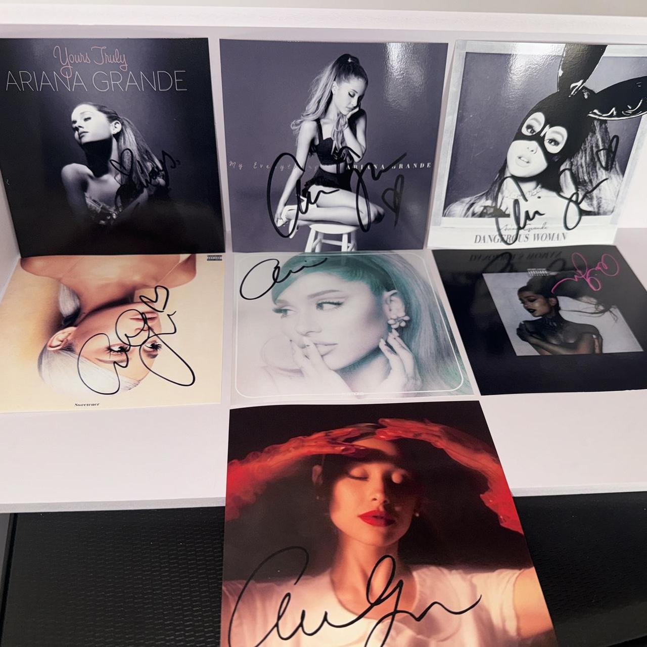 Ariana Grande Signed Prints Printed onto high... - Depop
