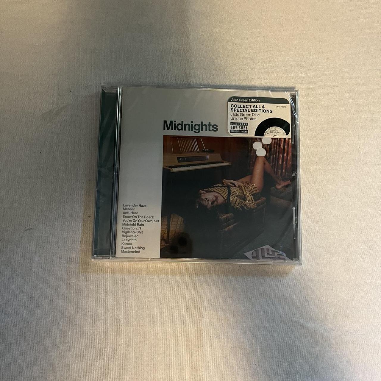 Taylor swift midnights CD jade green disc! brand new... - Depop