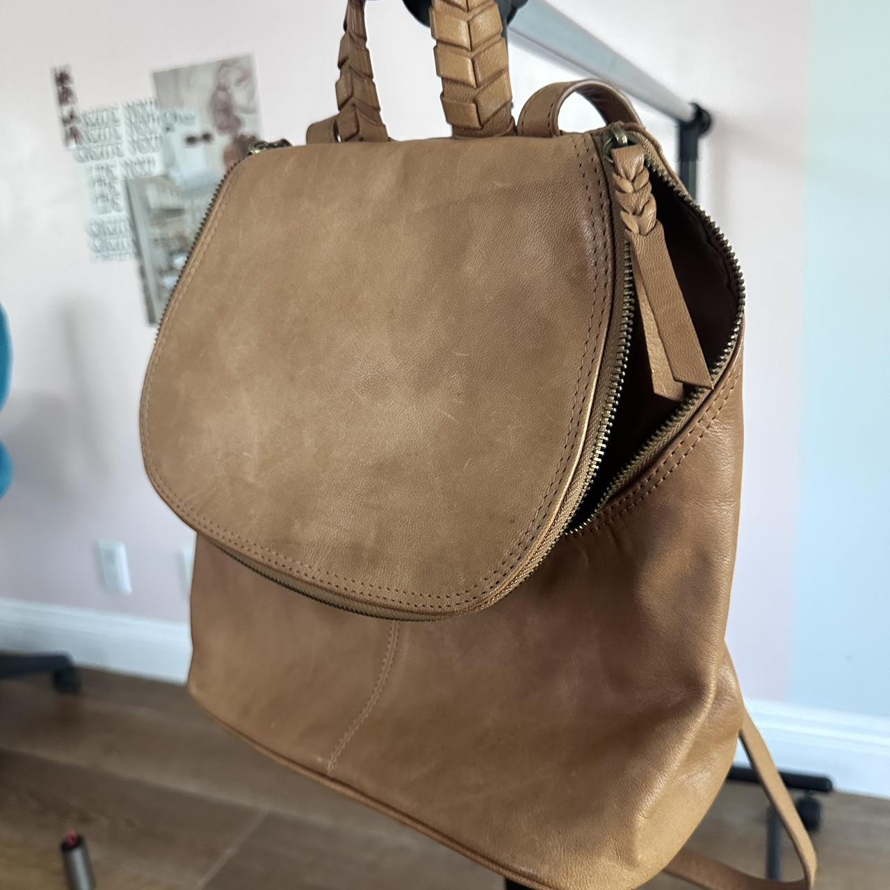 Tommy Bahama super model off duty leather backpack... | Depop