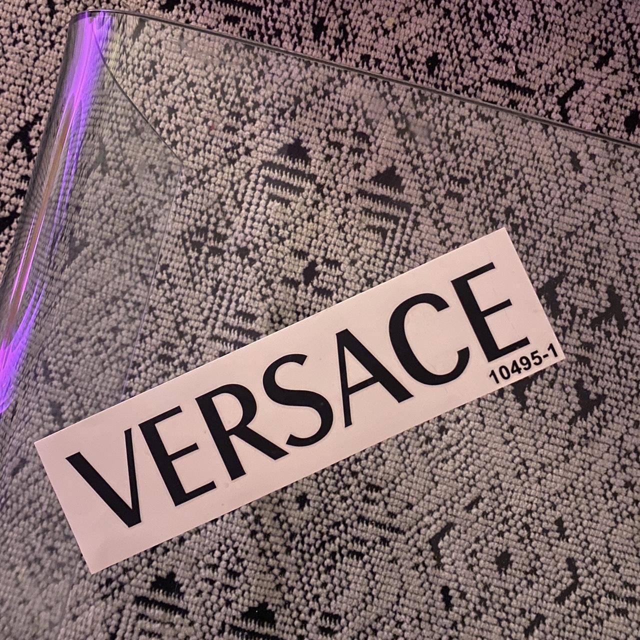 Versace 9 inch die cut vinyl sticker - Depop
