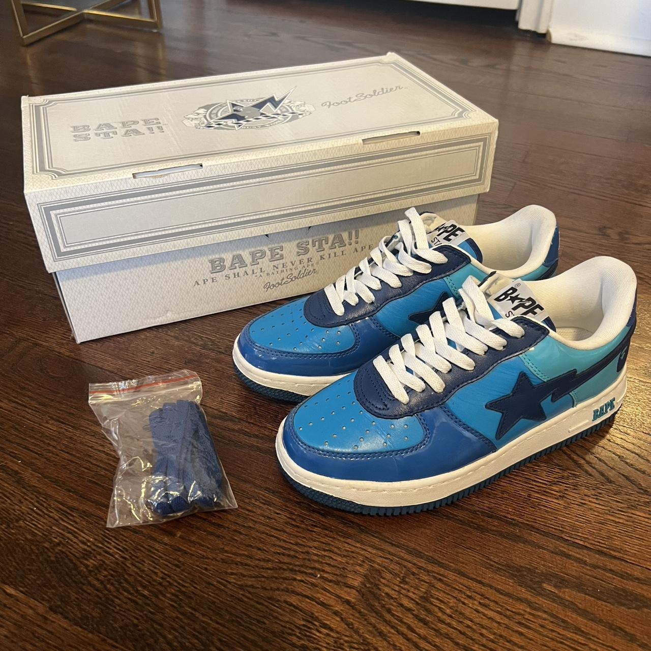 (Rare) Paris Store Exclusive Bapesta 100%... | Depop