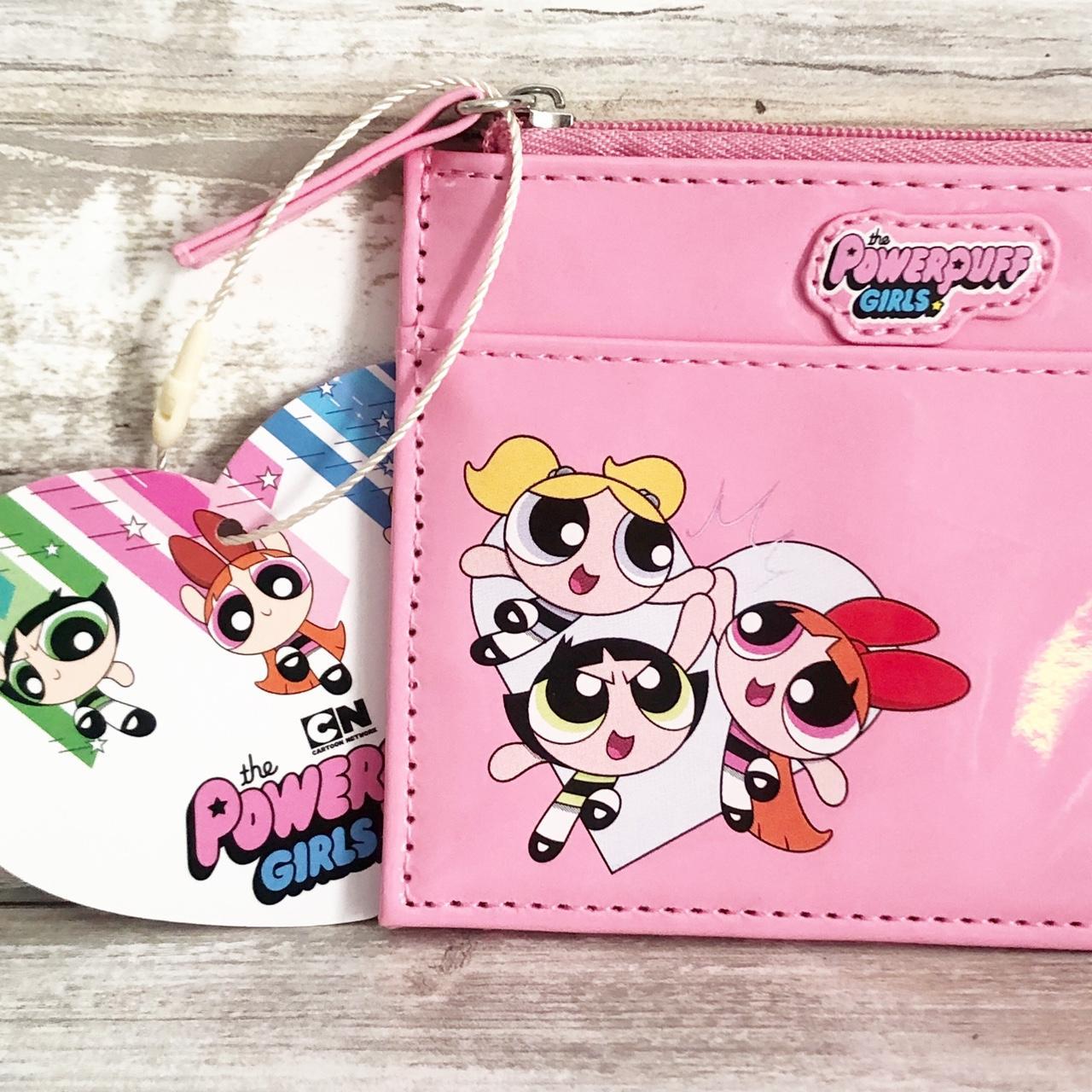 Powerpuff Girls Pink Vinyl Wallet/Card Holder... | Depop
