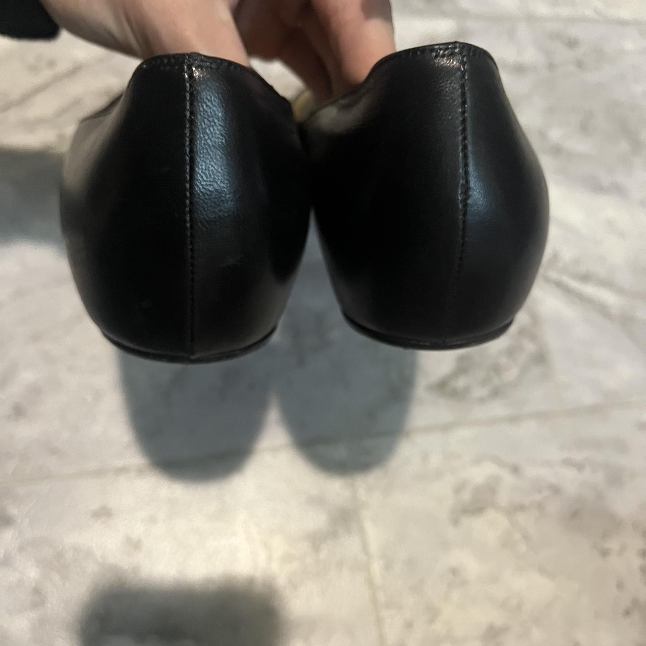 Christian Louboutin Red Bottom Black Leather Mesh... - Depop