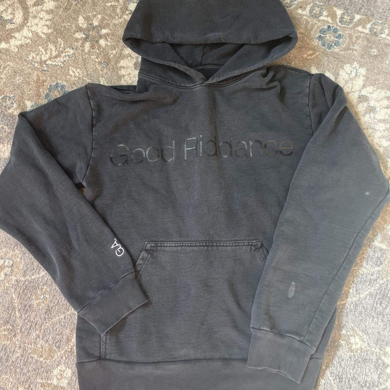 Gracie Abrams good riddance black hoodie Small... - Depop