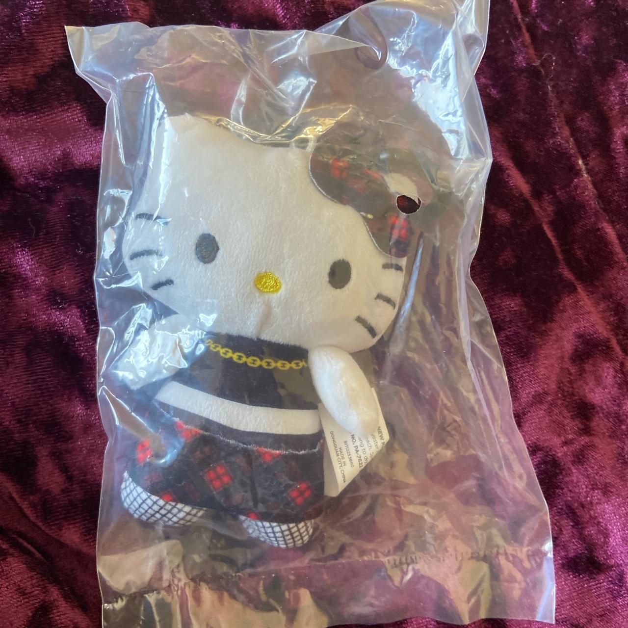 #goth hello kitty plushie dangler BRAND NEW STILL... - Depop