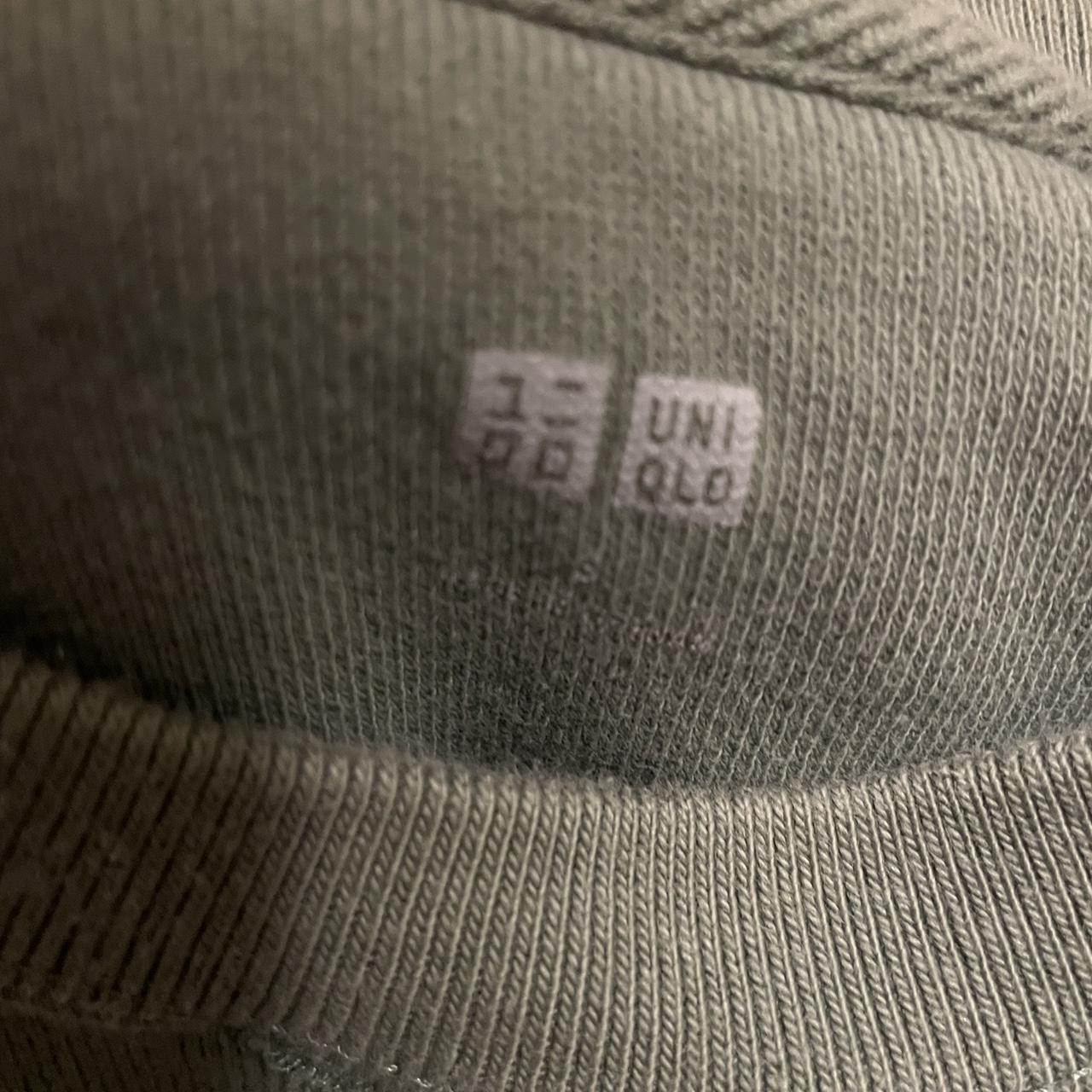 Uniqlo washed green thick cotton sweater Perfect for... - Depop