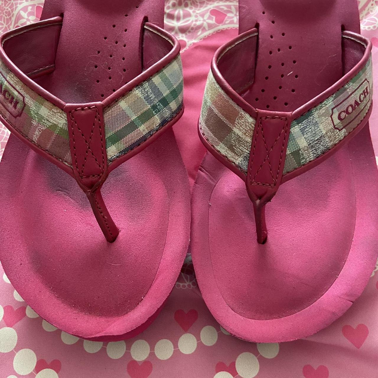 Hot pink coach platforms! These are super cute and... - Depop