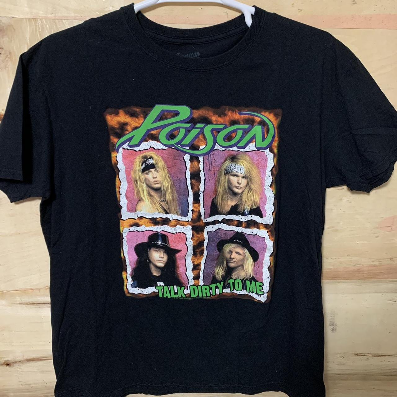 Poison Band T-shirt "Talk Dirty to Me" ALL SALES... - Depop