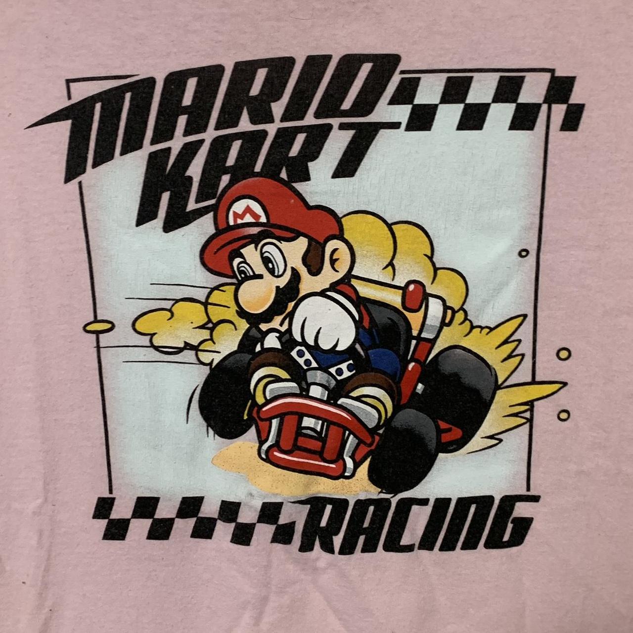 Super Mario Kart Pink T-Shirt ALL SALES ARE... - Depop