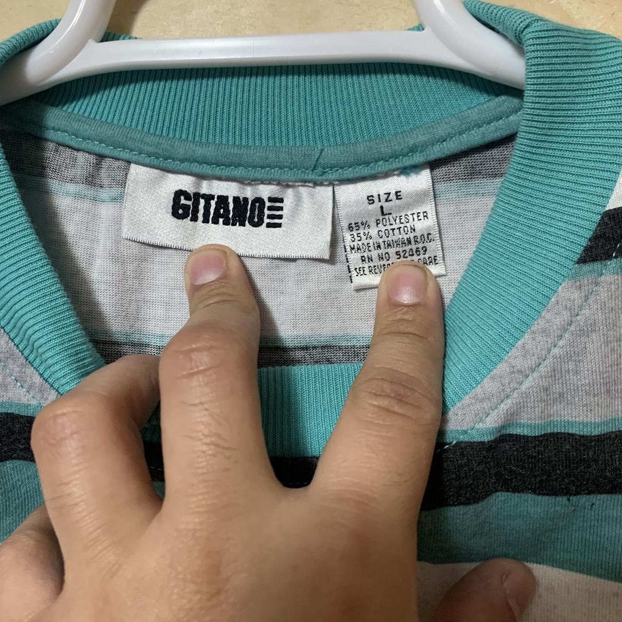 Vintage Men's Miami dolphin color scheme Gitano... - Depop