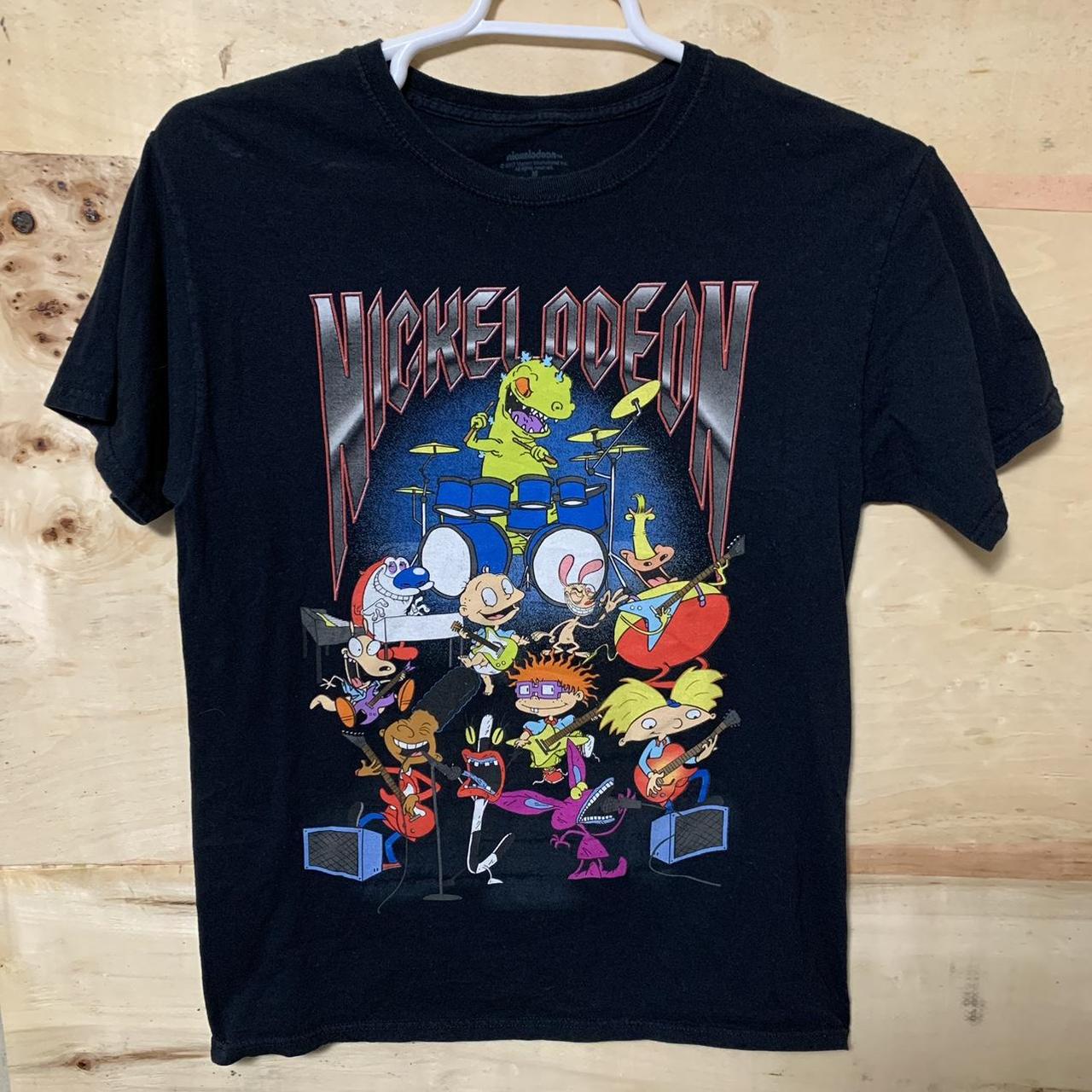 Nickelodeon 90s Cartoons Band T-Shirt ALL SALES... - Depop