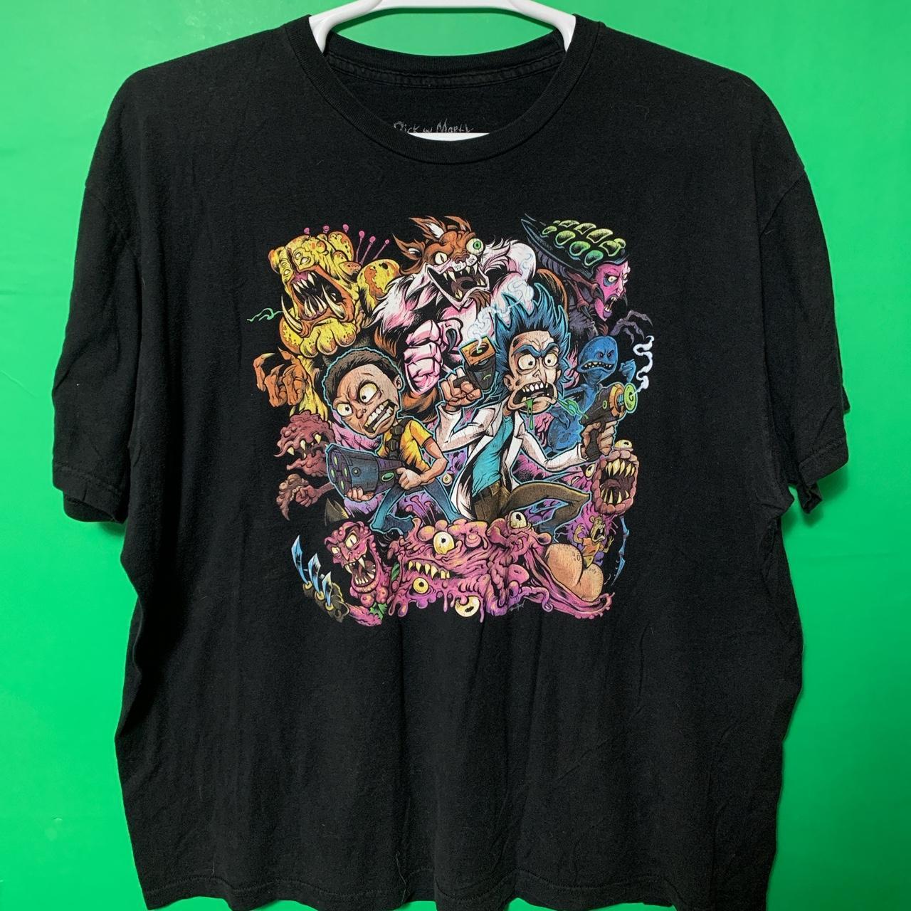 Men's Rick and Morty Graphic T-Shirt Flaw: There... - Depop