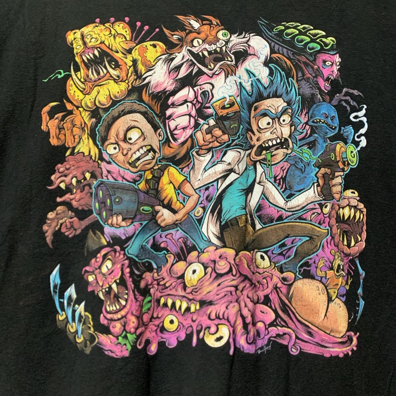 Men's Rick and Morty Graphic T-Shirt Flaw: There... - Depop