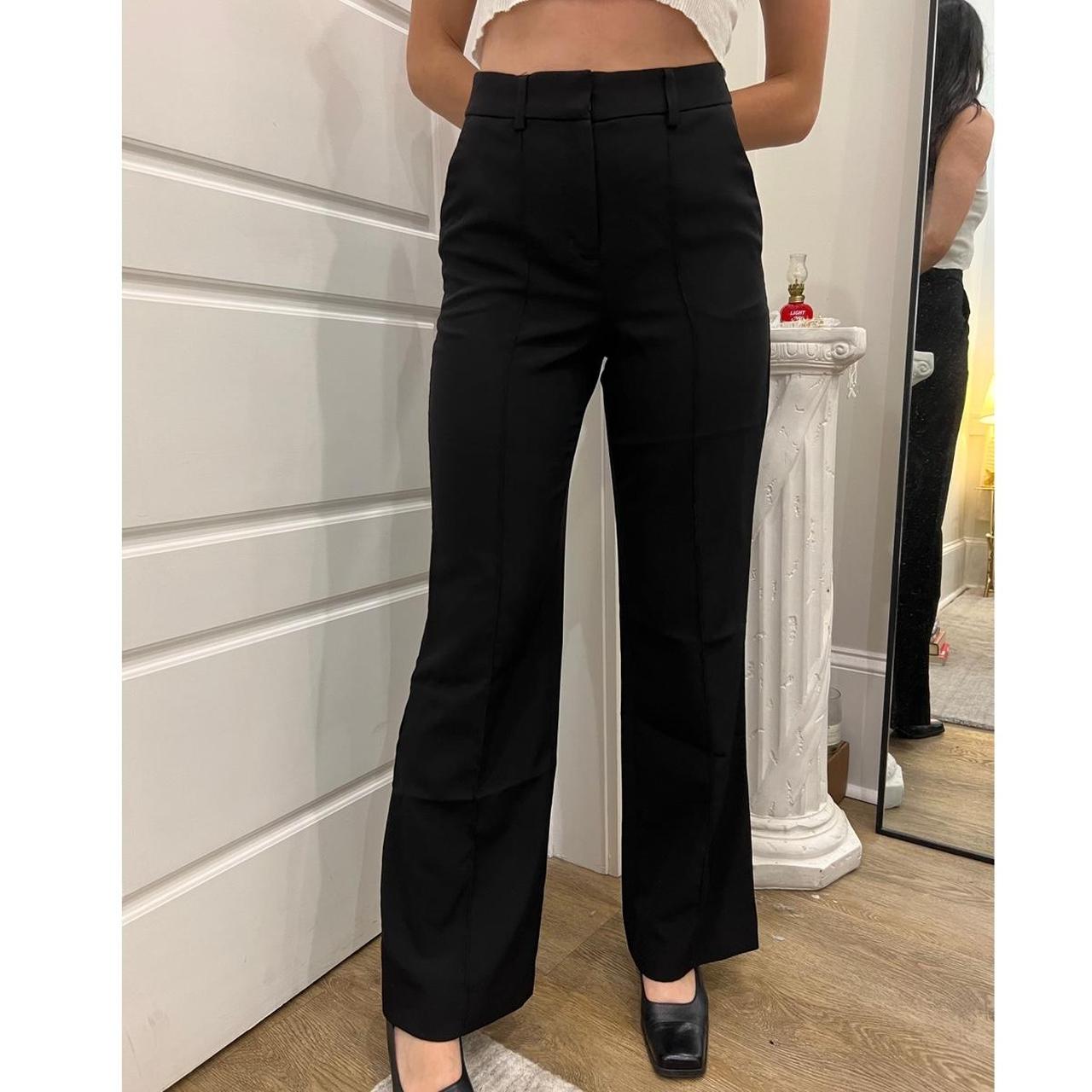 Express - black trousers/slacks Size 0R Waist:... - Depop