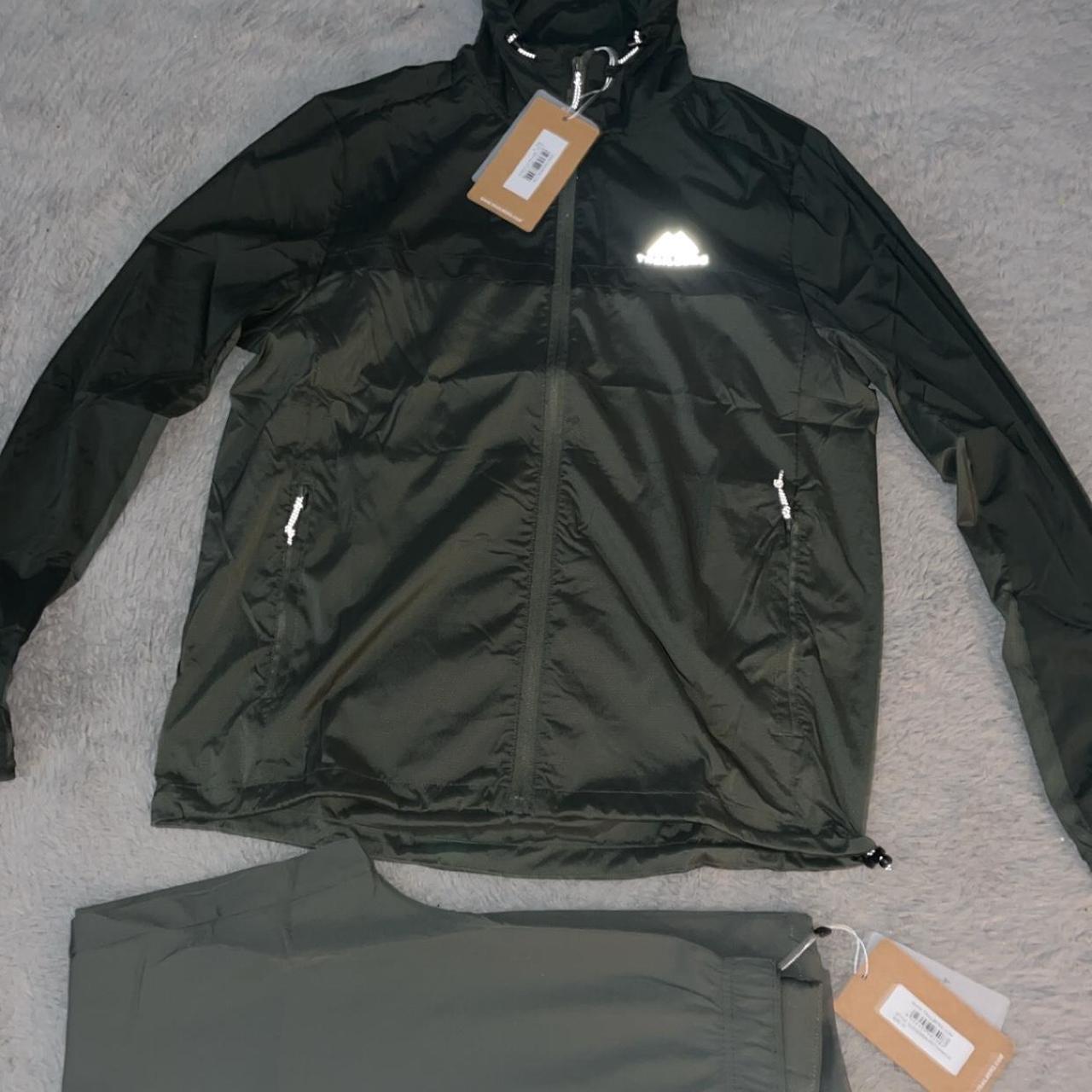 Men’s khaki green Trailberg tracksuit . Comes with... - Depop