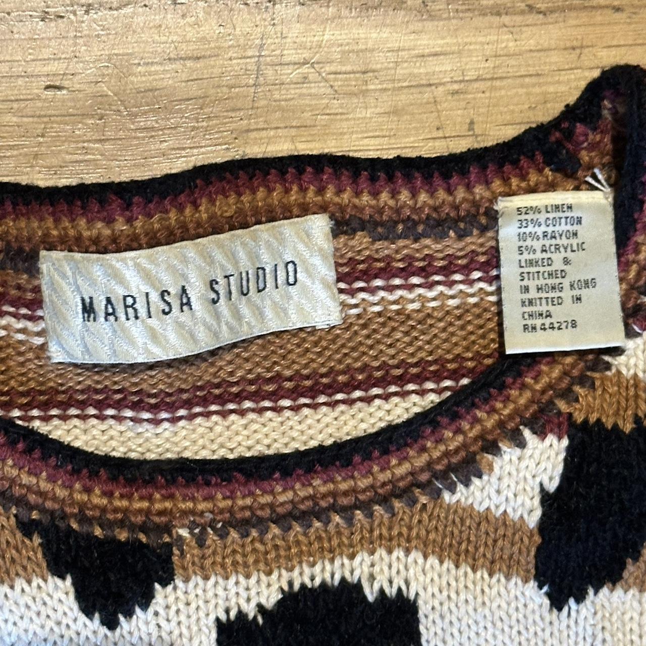 Marisa Studio Short Sleeve Knitted Sweater - Depop