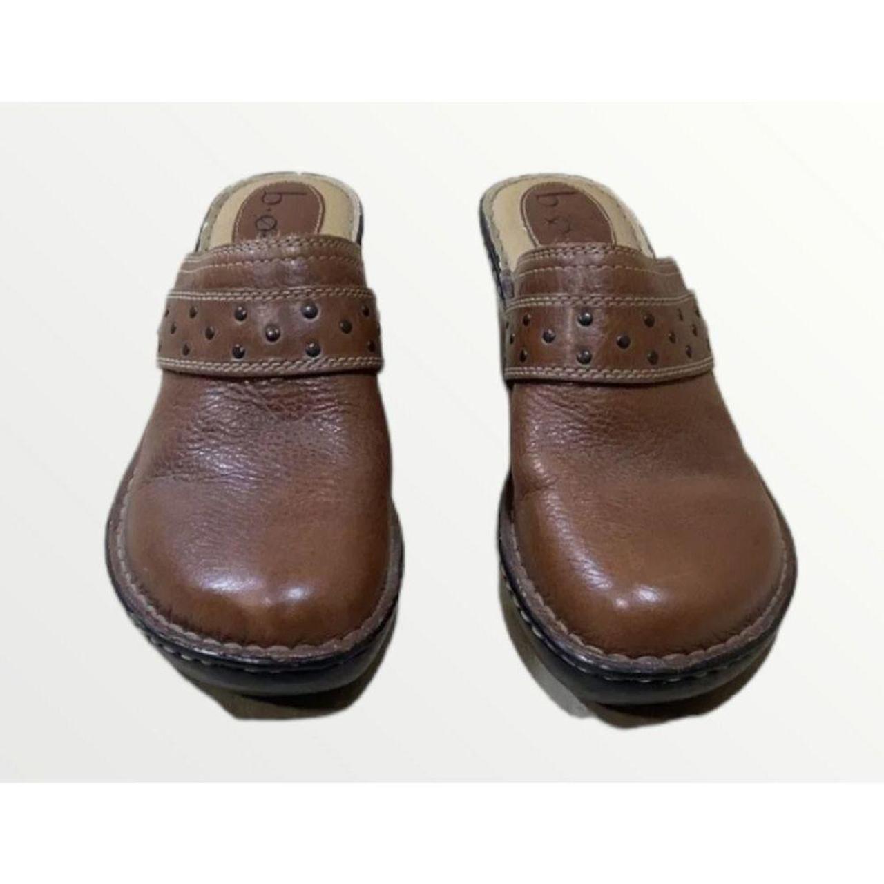 These Born Mule Heel Slip On Wedge Clogs are... - Depop