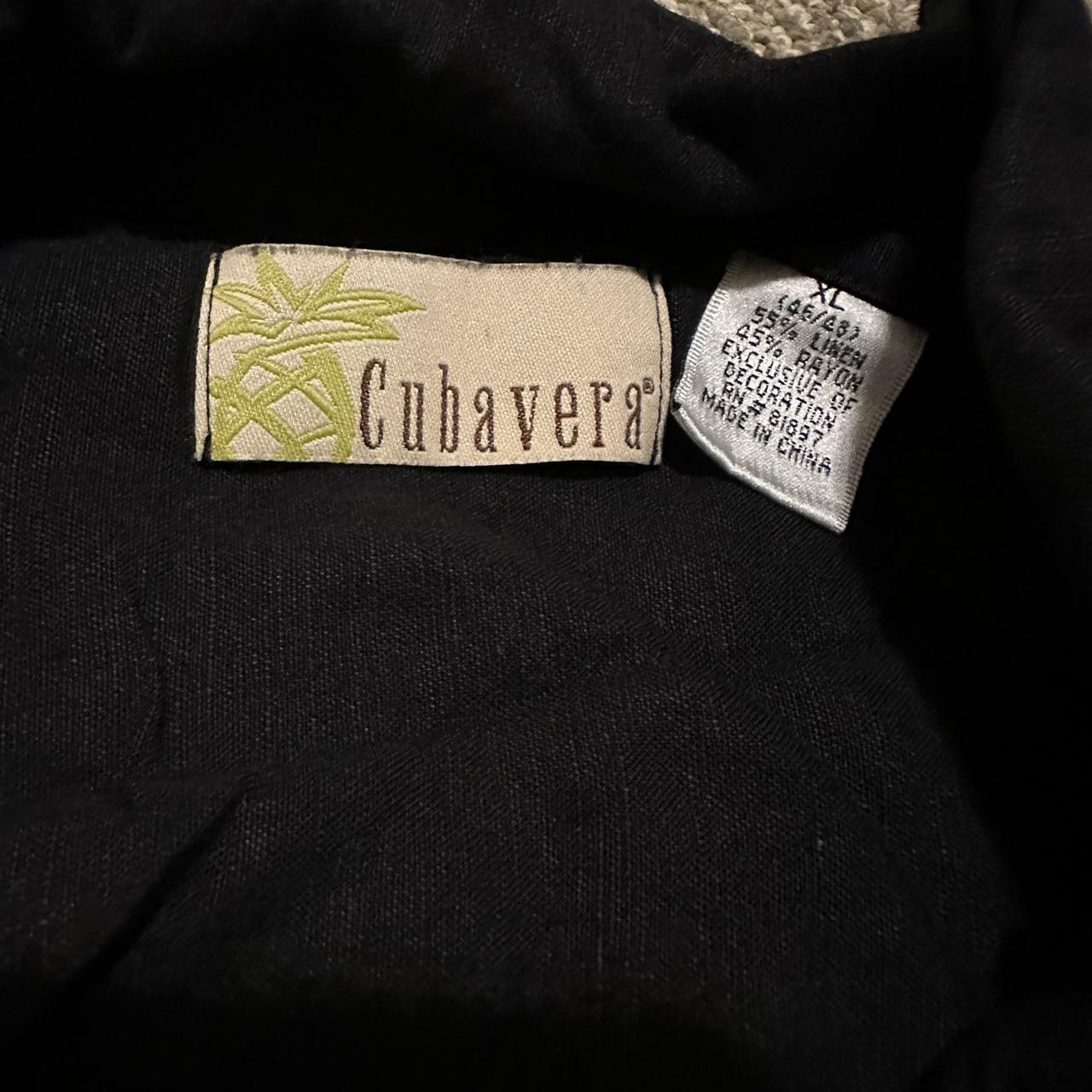 Nice button down/ button up cubavera black shirt in... - Depop