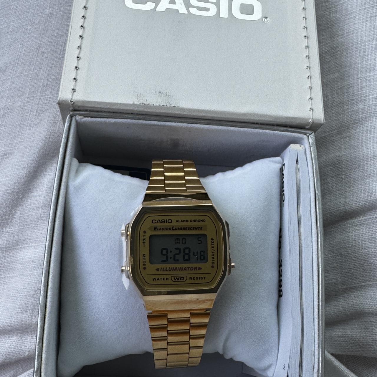 Casio gold watch Brand new in box Unwanted gift... - Depop