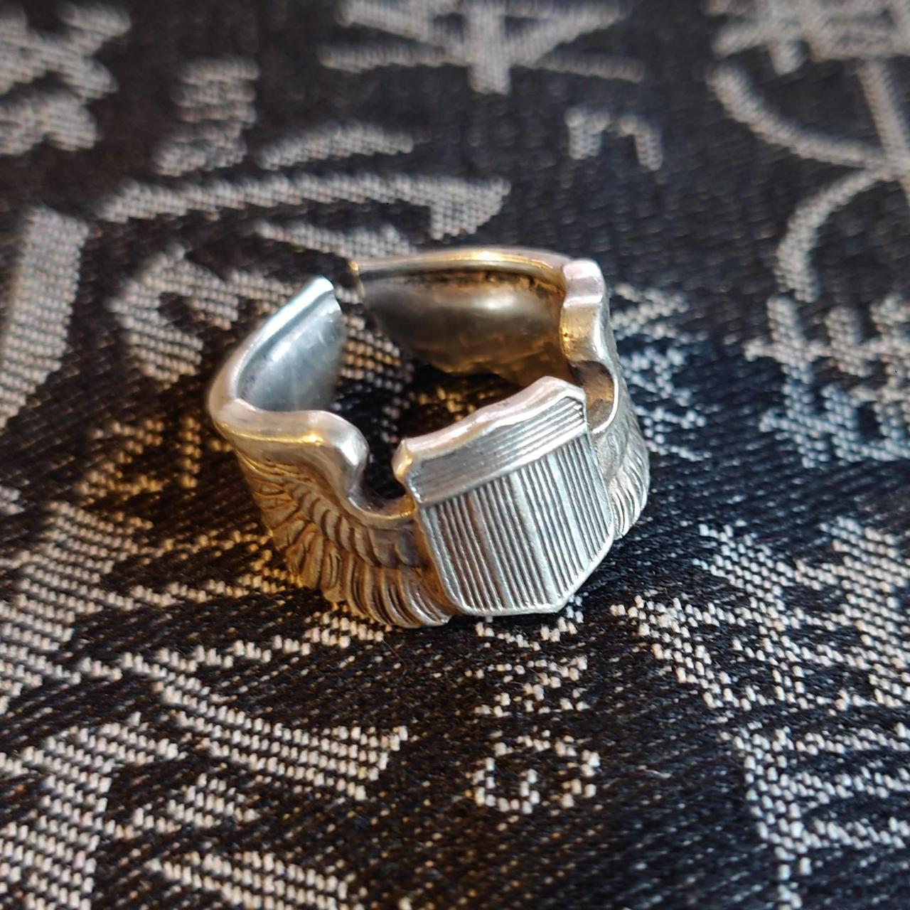 S925 Sterling Silver Wing Ring. Handmade fine... - Depop