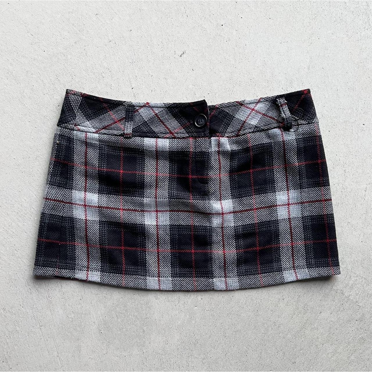 💌 vintage plaid micro mini skirt 💌 - super cute... - Depop