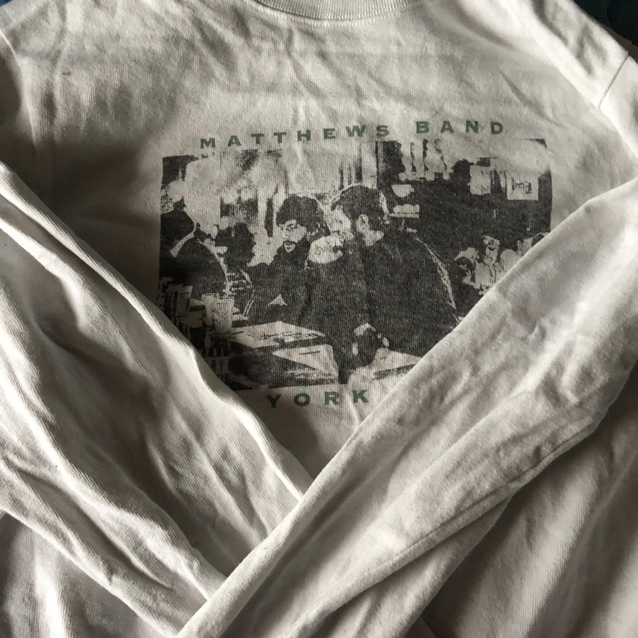 brandy melville “mathews band” long sleeve graphic... - Depop