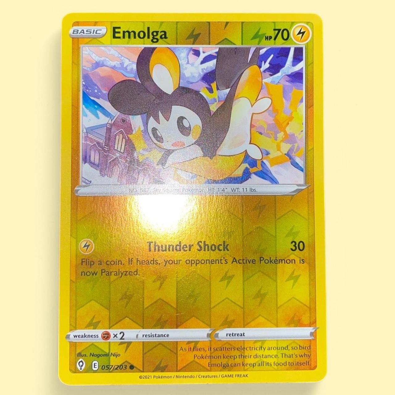 Emolga Basic Pokémon TCG card #PokemonTCG #Emolga | Depop
