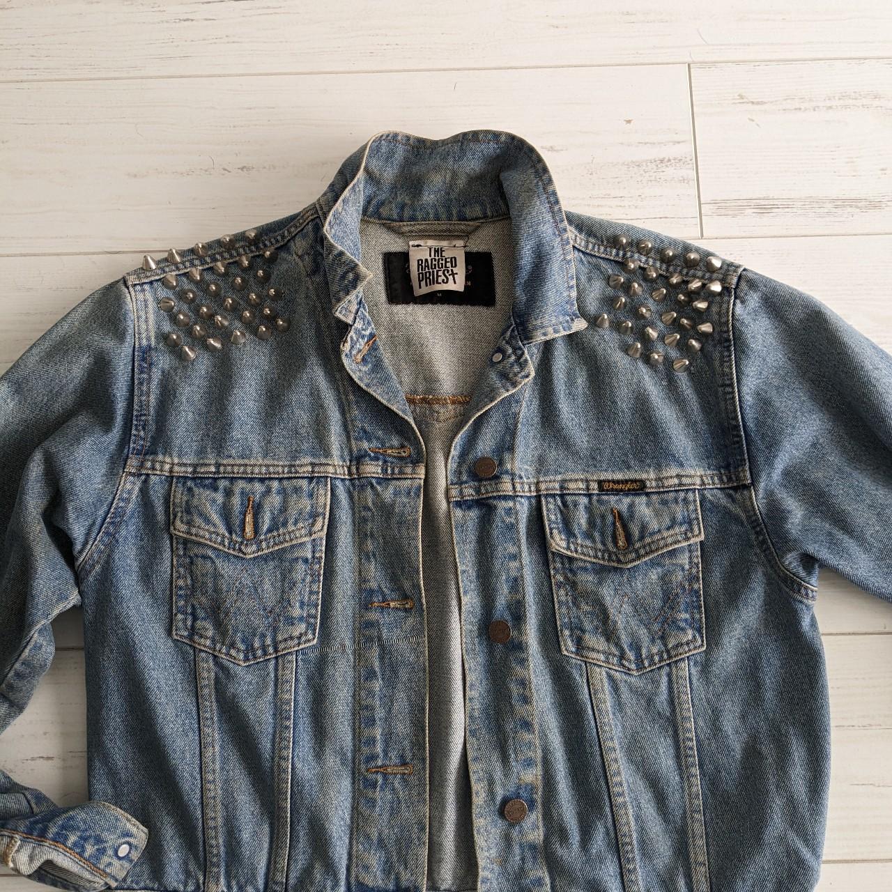 Ragged Priest Wrangler Denim jacket Vintage Size... - Depop