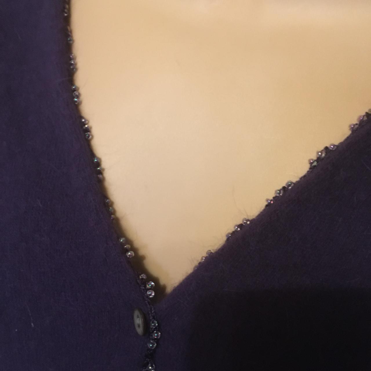 Gorgeous Monsoon Purple Lambswool/Angora Blend... - Depop