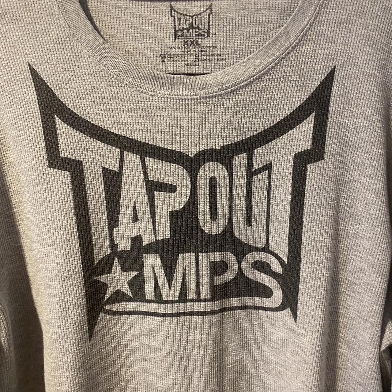 Crazy Long Sleeve Tapout Grey Thermal Make Sure To... - Depop